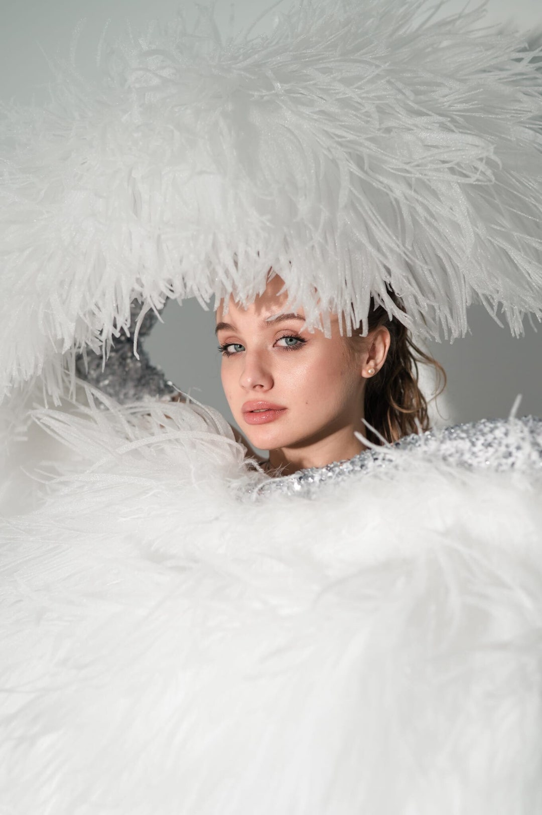 Angel Wings Giant Wings Wings-sleeves Large Wings Fluffi Wings White ...