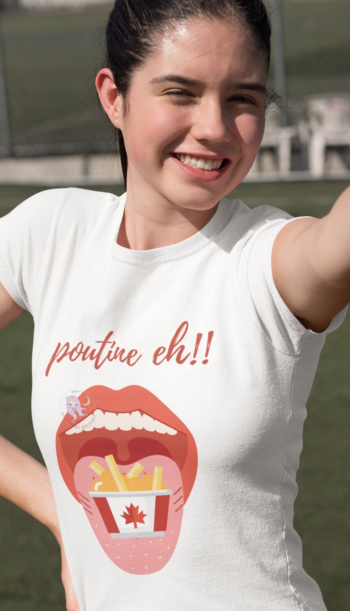 Poutine Eh!! Big Mouth Eating a Poutine, Canada, Canada Day, French ...