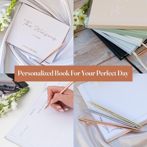 Personalized Wedding Guest Book | Custom Reception Signing Book | 9.2 X ...