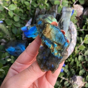 Raw Labradorite Slab, Flashy Rough Slabs - Etsy