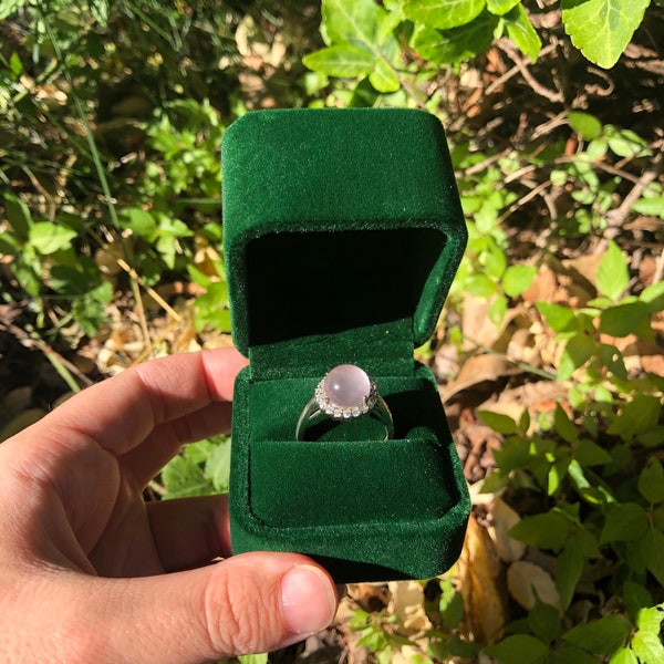 Rose Quartz Ring - Etsy