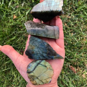 Raw Labradorite Slab, Flashy Rough Slabs - Etsy