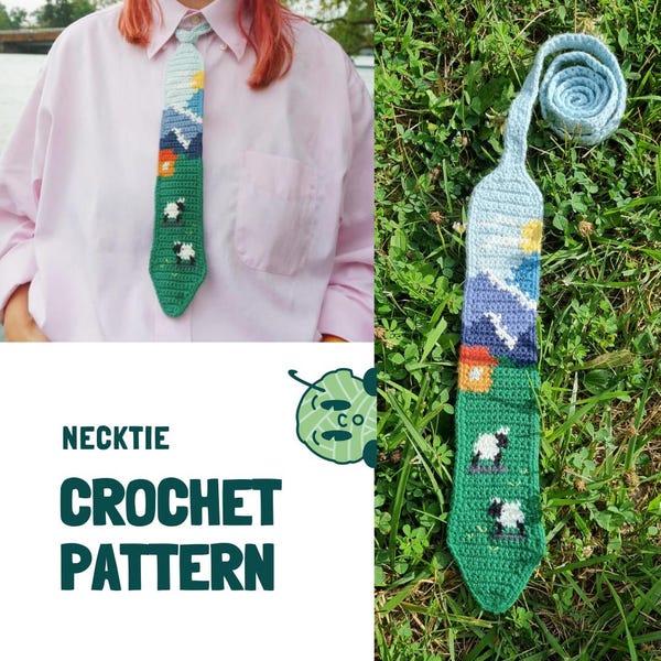 Crochet Necktie - Etsy