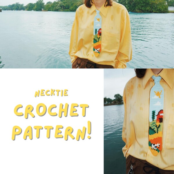 Crochet Necktie - Etsy