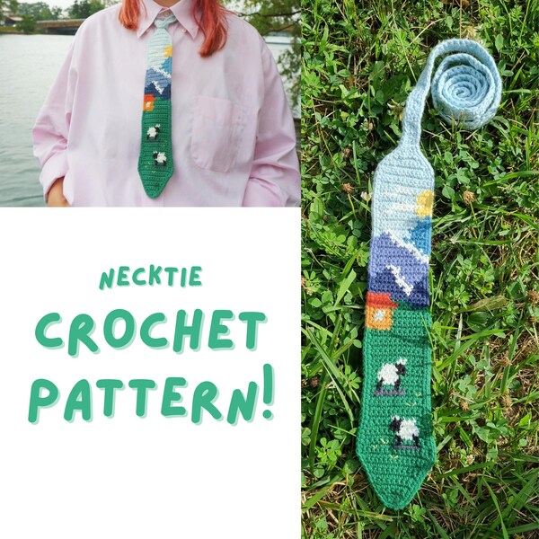 Crochet Necktie - Etsy