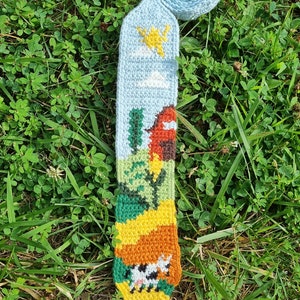 Necktie Crochet Pattern "a Day on the Farm" - Etsy