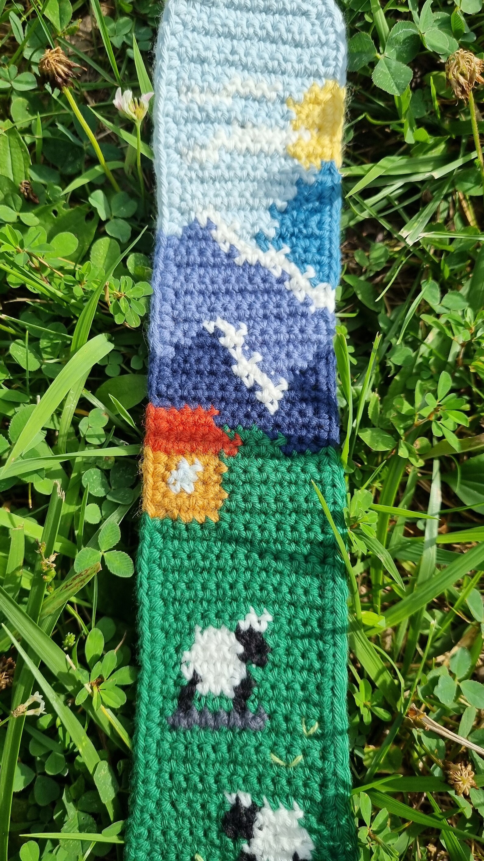 Necktie Crochet Pattern "peaceful Farmland" - Etsy