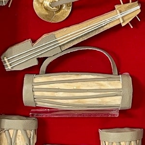 Shadow Box Miniature Khasi Instruments and Archery Items. - Etsy