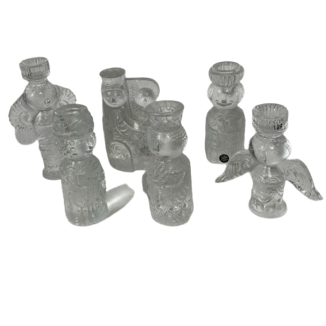 Bjorn Wiinblad Rosenthal Studio Lead Crystal Nativity Scene 6-piece Set ...