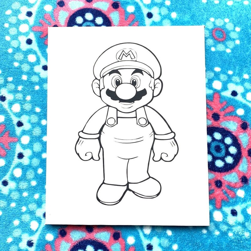 Super Mario Bros Painting - Etsy