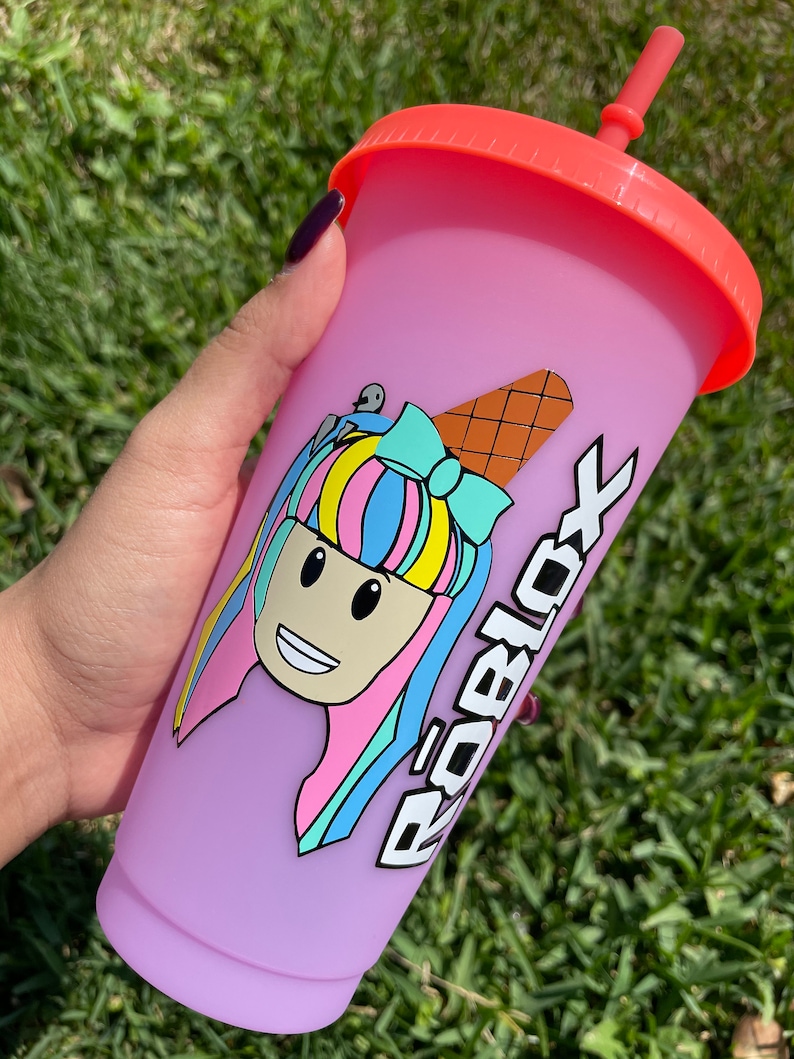 Roblox Girl Cup, Roblox Girl Tumbler, Roblox Birthday, Back to School ...