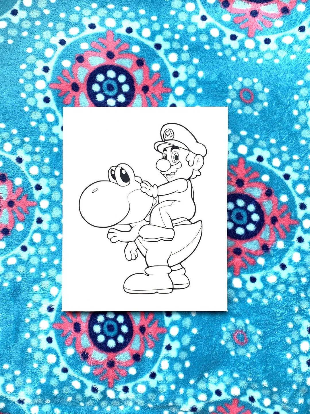 Pre Drawn Canvas, Mario, Paint Your Own, Mario Paint Party, Paint Party ...