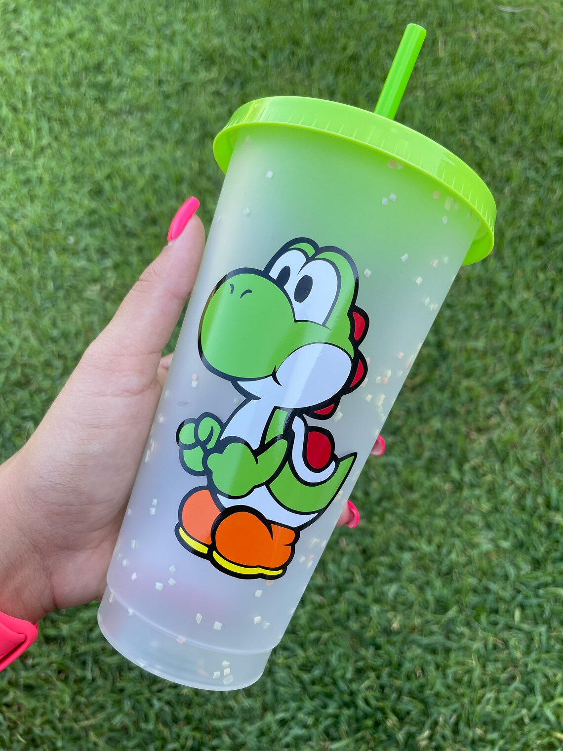 Mario Tumbler, Mario Tumbler Kids, Mario Water Bottle, Mario Gift ...