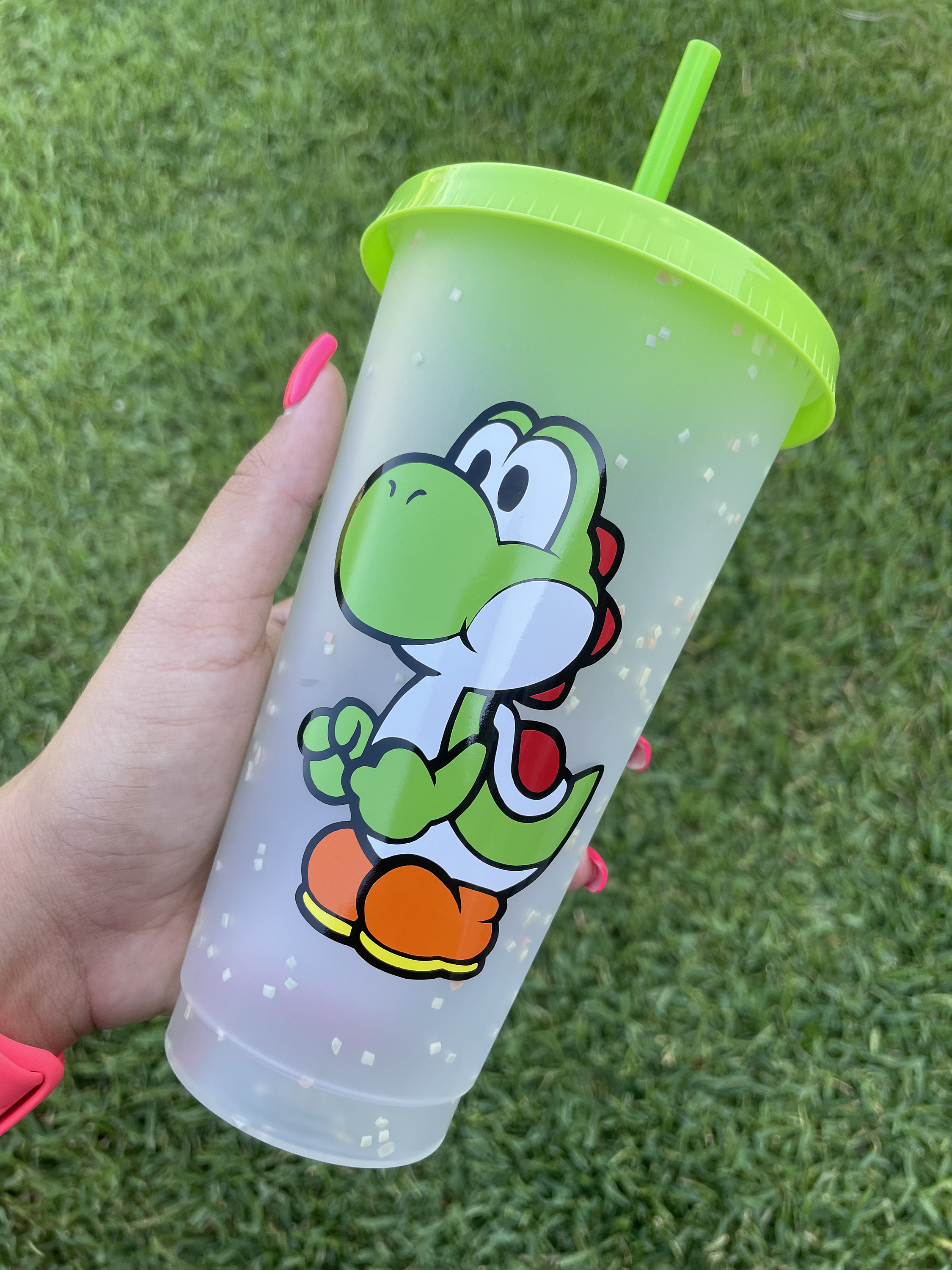 Mario Tumbler, Mario Tumbler Kids, Mario Water Bottle, Mario Gift ...