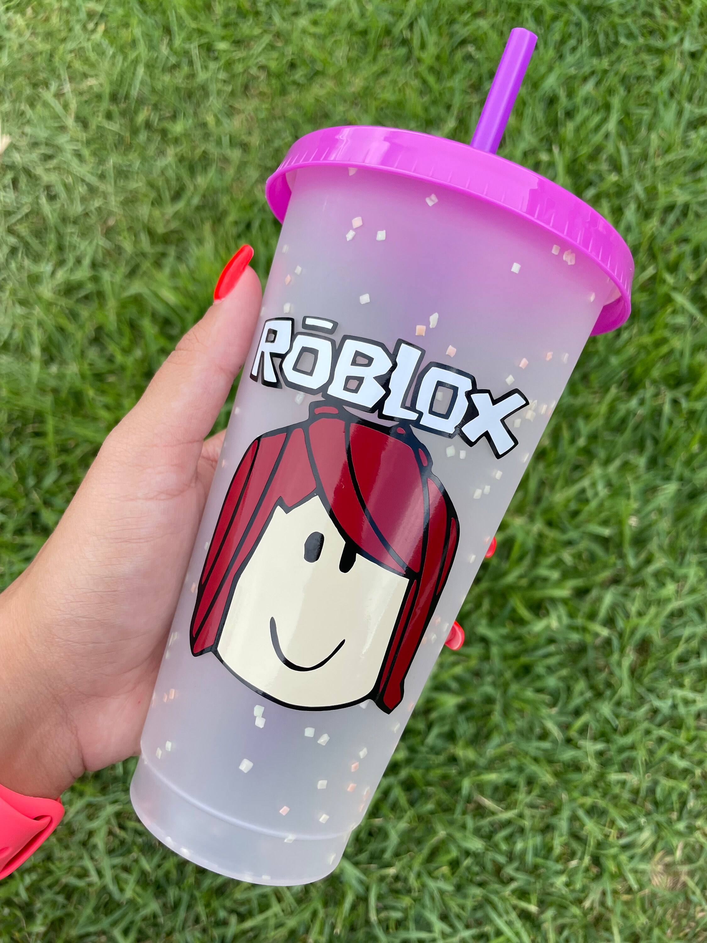Roblox Girl Cup, Roblox Girl Tumbler, Roblox Baccon Girl, Roblox ...