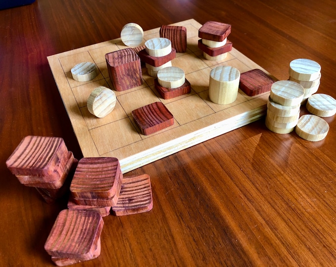 Tak Wooden Strategy Board Game - Etsy