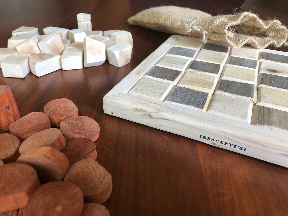 Tak Wooden Strategy Board Game - Etsy