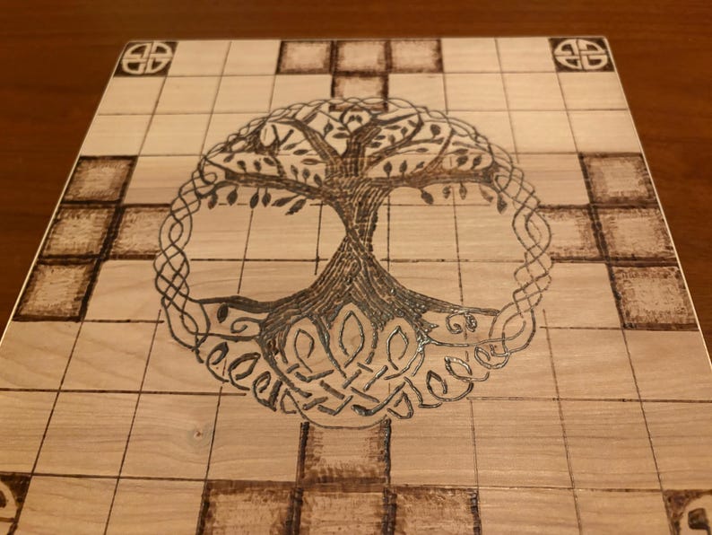 Tablut Hnefatafl Ancient Viking 9x9 Wooden Board Game - Etsy