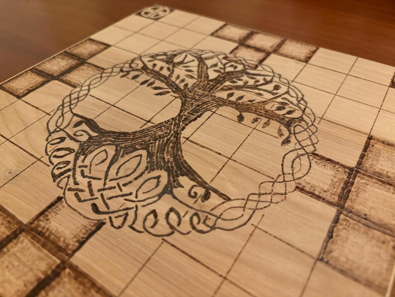 Tablut Hnefatafl Ancient Viking 9x9 Wooden Board Game - Etsy