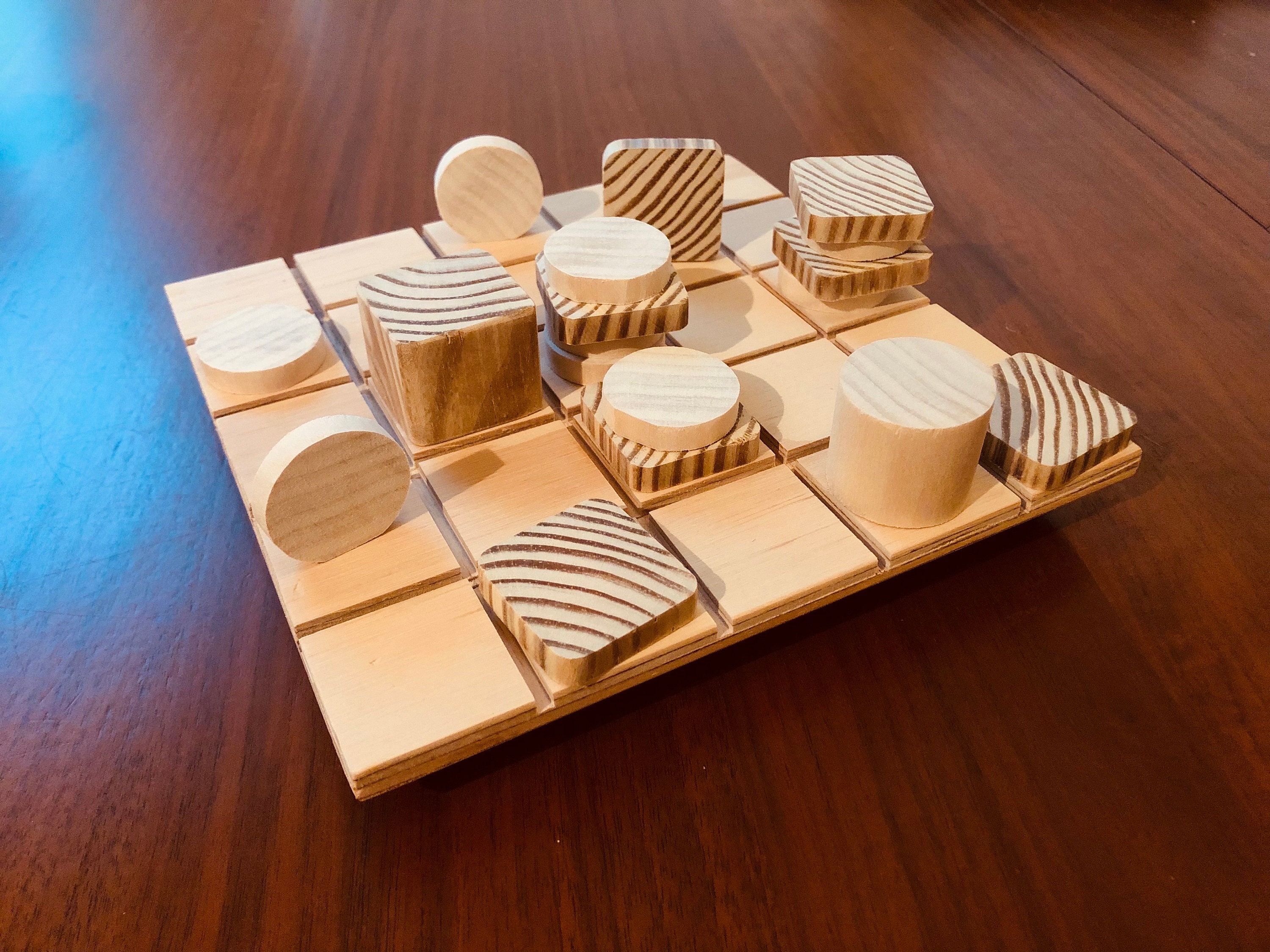 Tak Wooden Strategy Board Game - Etsy