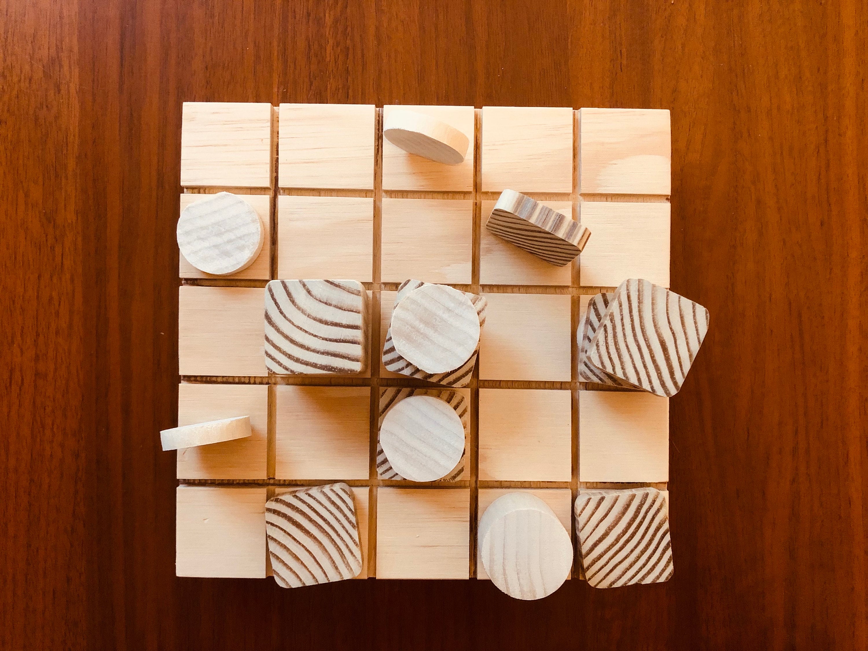 Tak Wooden Strategy Board Game - Etsy