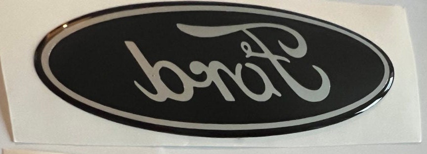 Set of 3 Gel Coated Ford Logo Gel Coated Emblem Overlays Fiesta / Focus ...