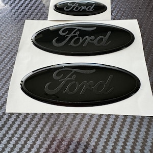F150 2024-25 Model Set of 3 Gel Coated Ford Logo Gel Coated Emblem ...