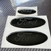 Set of 3 Gel Coated Ford Logo Gel Coated Emblem Overlays Transit Custom ...