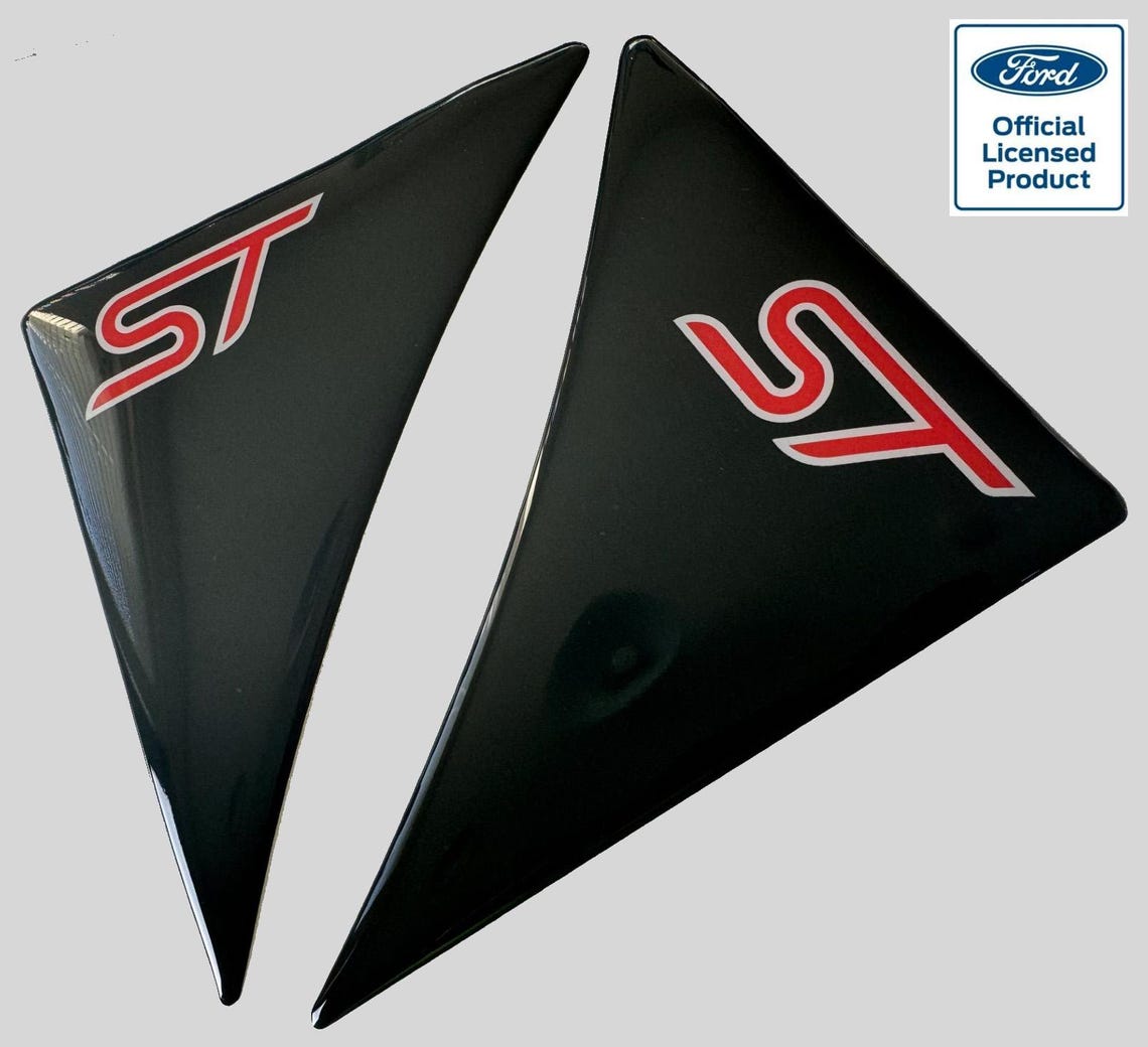 Ford Fiesta Mk7.5 ST Wing GEL Badges - PAIR (red) - Etsy