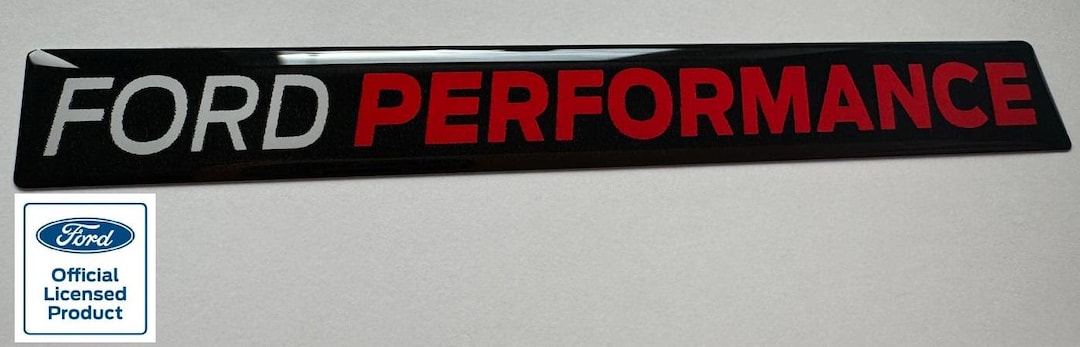 Genuine Licenced Product - Ford Performance Gel Badge in Red ( 2x) - Etsy