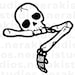 Skeleton SVG Skull SVG Relaxing Skeleton SVG Hanging | Etsy