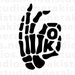 Okay Hand Sign Skeleton SVG, Ok Signal SVG, Typography SVG, Digital ...