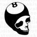 8 Ball SVG, Pool Billiard SVG, Skull Svg, Skeleton Svg, Eight Ball Svg ...