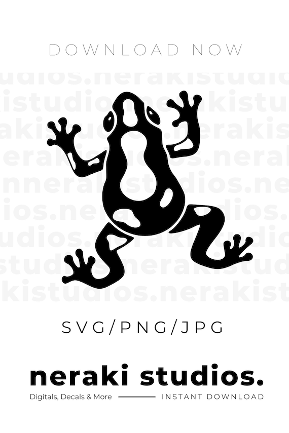 Frog SVG Toad SVG Animal SVG Reptile Tadpole Croak Clip - Etsy Finland