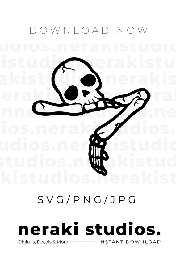 Skeleton SVG Skull SVG Relaxing Skeleton SVG Hanging - Etsy