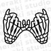 Pinky Promise Skeleton Hand SVG, Hands SVG, Love Skeleton SVG, Digital ...