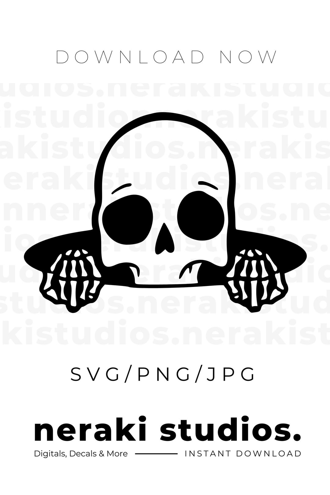 Peeking Skeleton Skull SVG, Skeleton SVG, Laptop Halloween Aesthetic ...