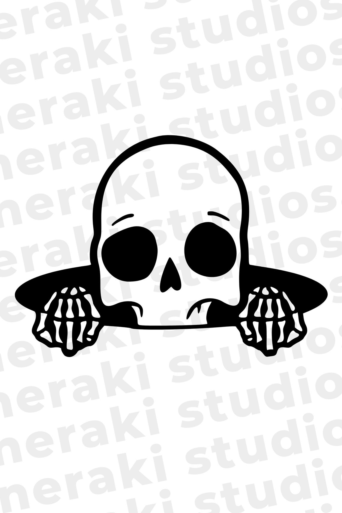 Peeking Skeleton Skull SVG Skeleton SVG Laptop Halloween - Etsy Canada