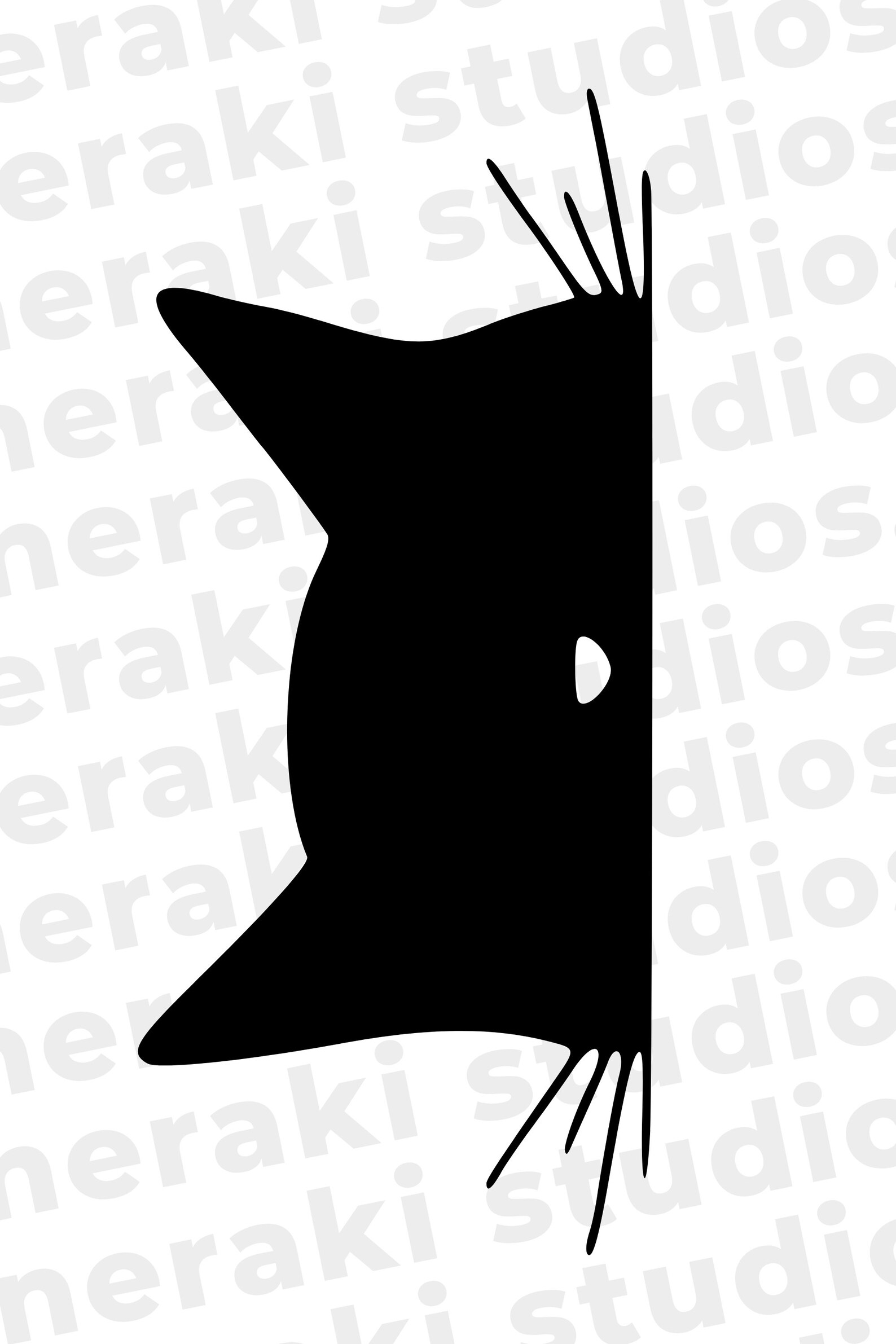 Peeking Cat SVG Black Cat Silhouette SVG Cute Kitten SVG - Etsy