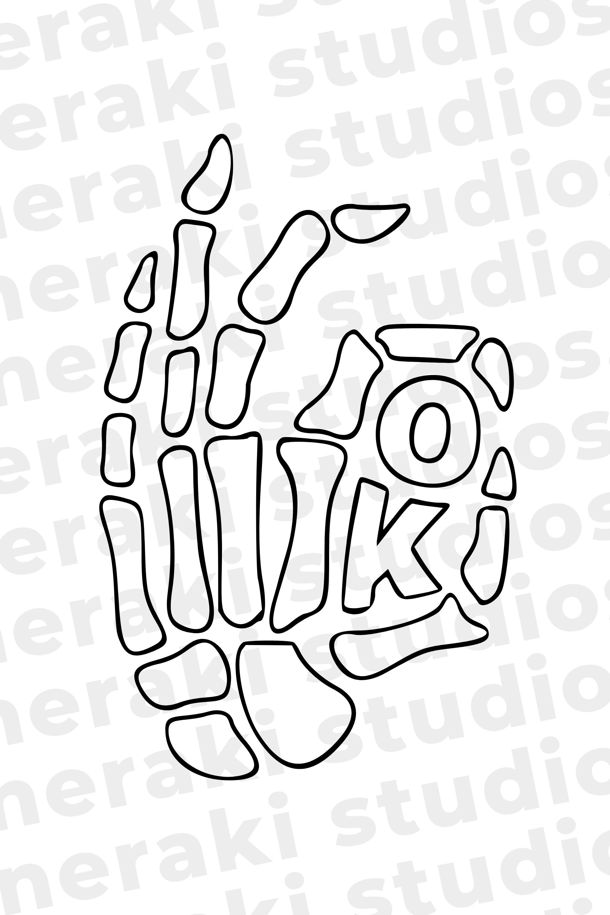 Okay Hand Sign Skeleton SVG Ok Signal SVG Skeleton - Etsy