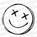 Smiley Face SVG, Crossed Eyes Smiley Face SVG, Smile SVG, Emoji Svg ...