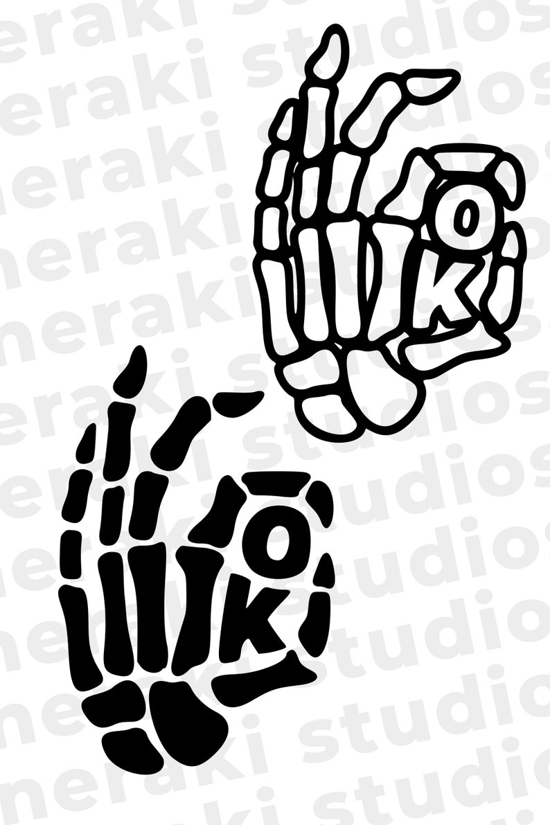 VALUE PACK Skeleton Hands Svg Skull Skeleton Hand SVG | Etsy