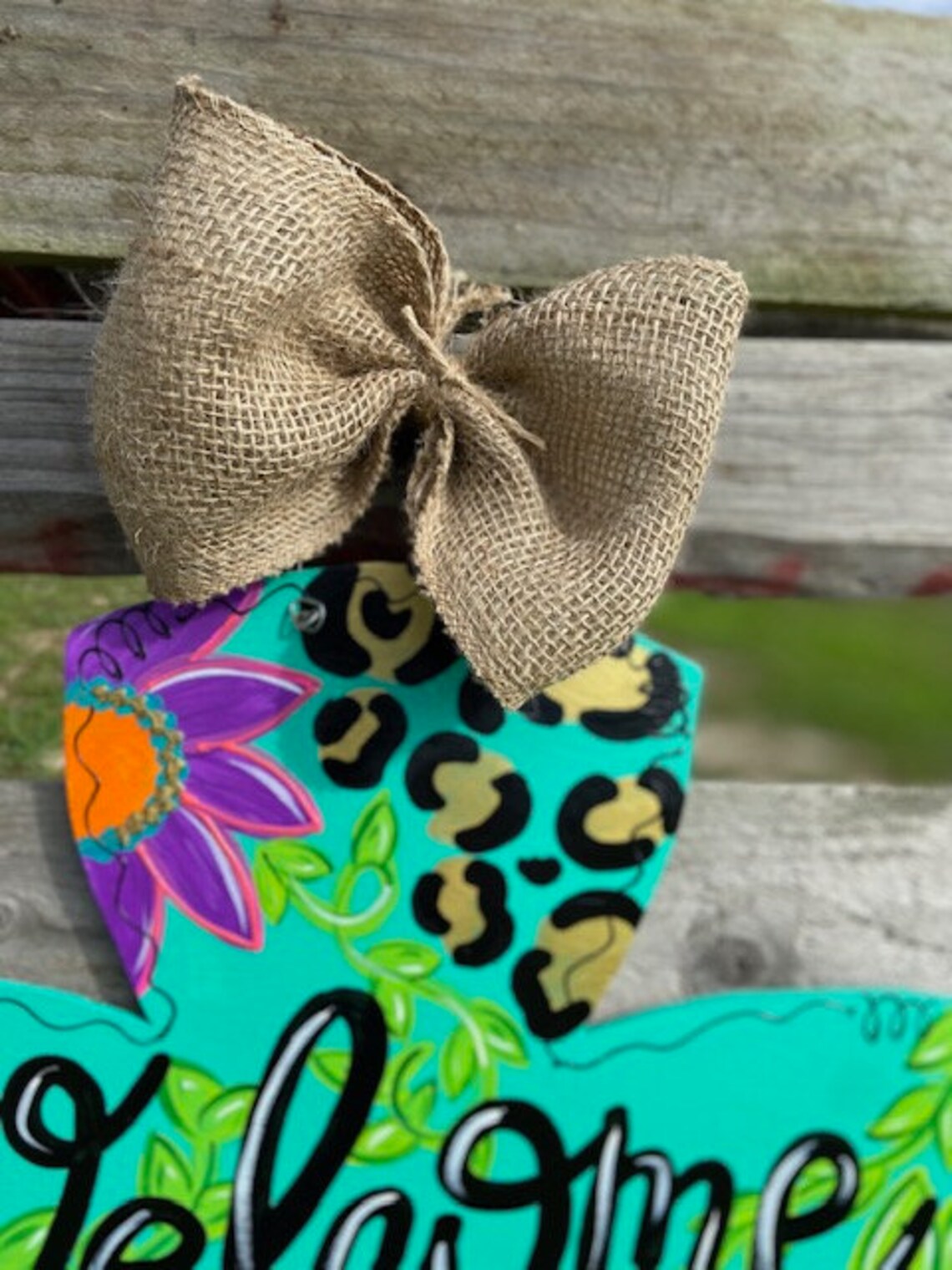 Welcome Door Hanger Cross Door Hanger Summer Door Hanger - Etsy