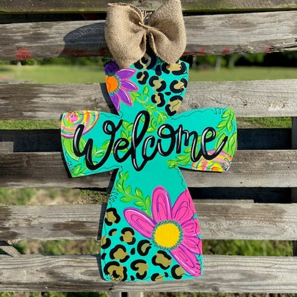 Cross Door Hanger - Etsy