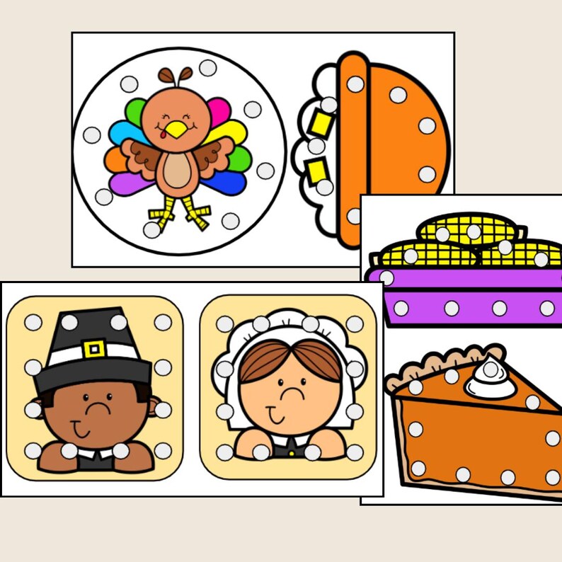 Fall Lacing Cards, Preschool and Kindergarten Centers, Fine Motor ...