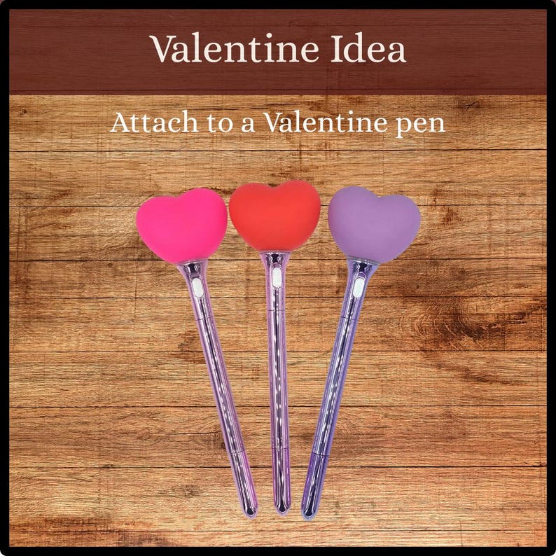Pen Valentine Tag | Printable Valentine for Kids | Pen Gift Tag ...