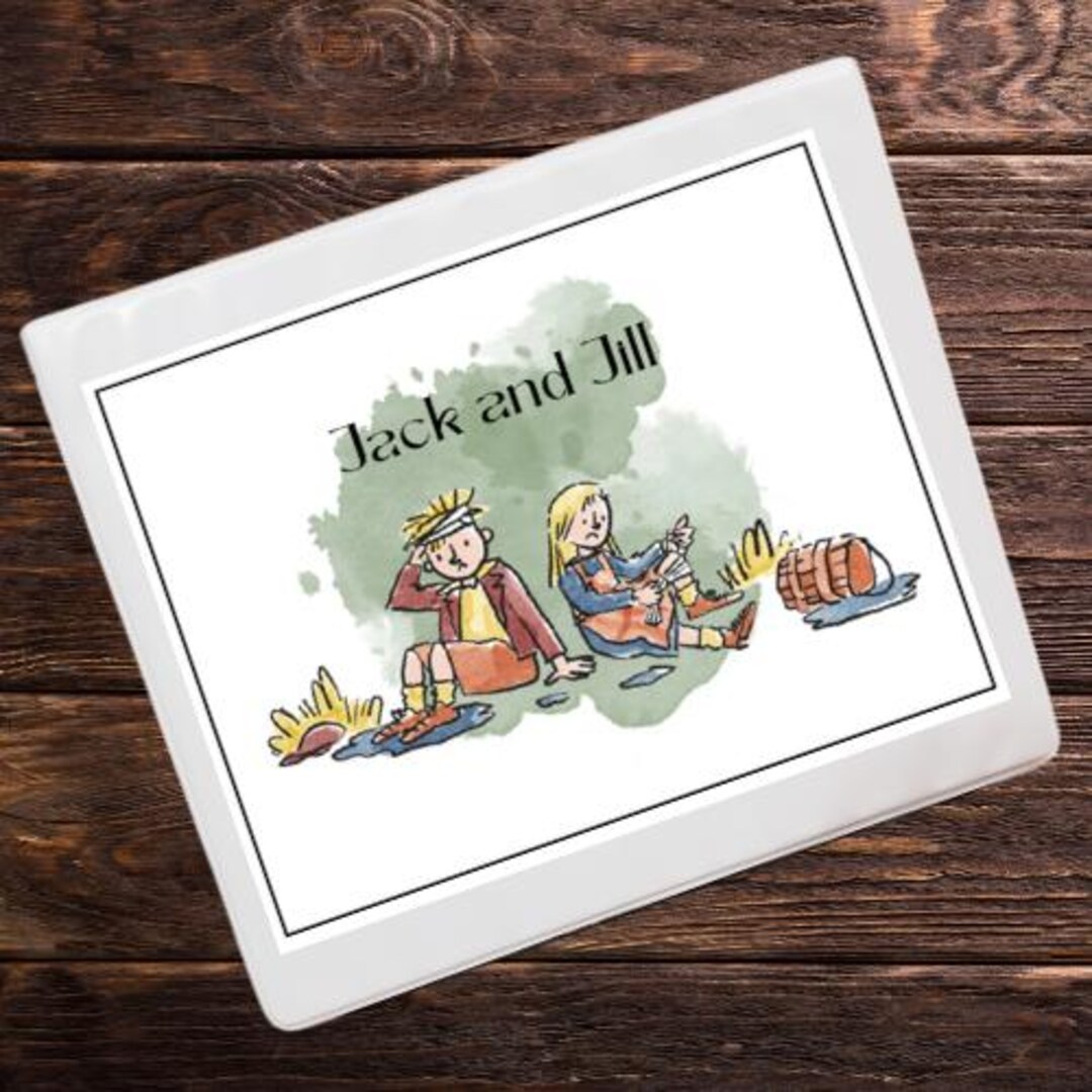 Jack and Jill Busy Book, Interactive Sing-along Activity (PDF Pattern ...