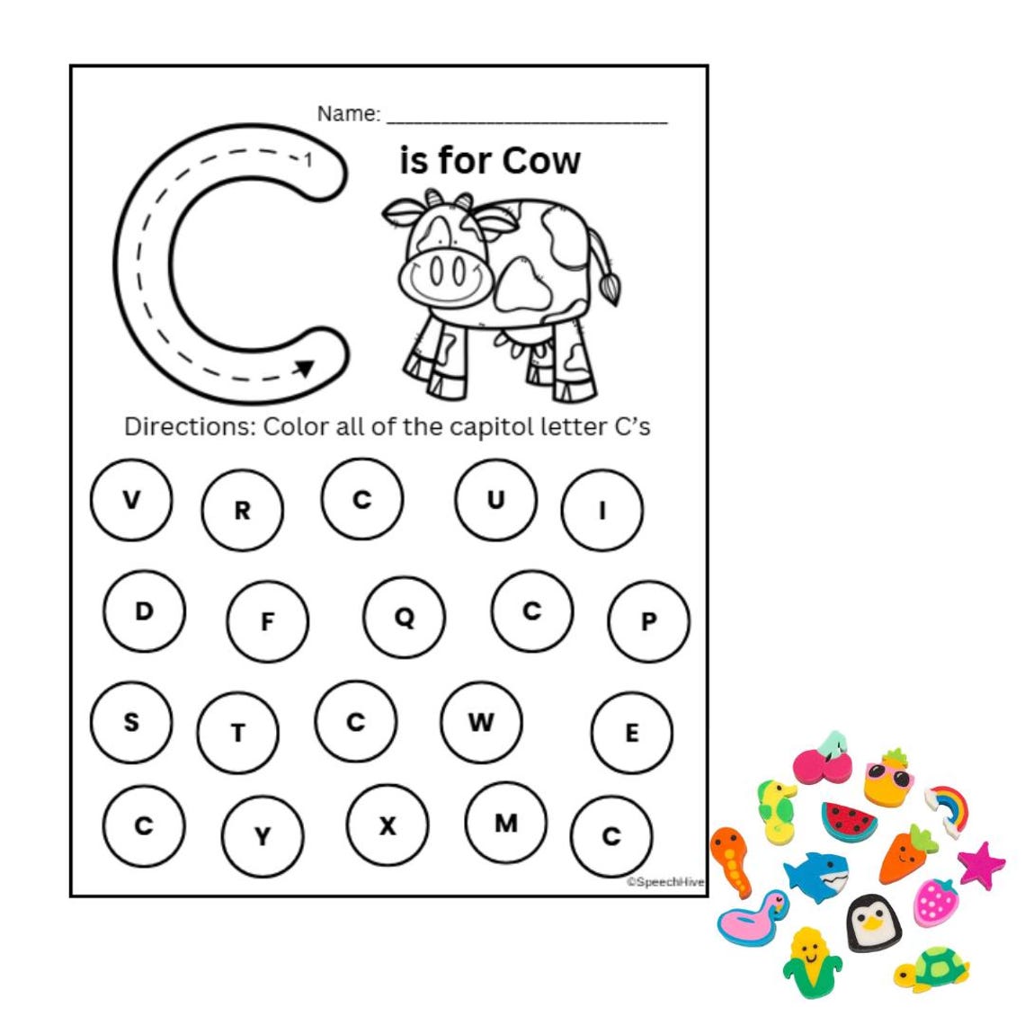 Alphabet Letter Hunt, ABC Letter Hunt, Capital and Lowercase Letters - Etsy