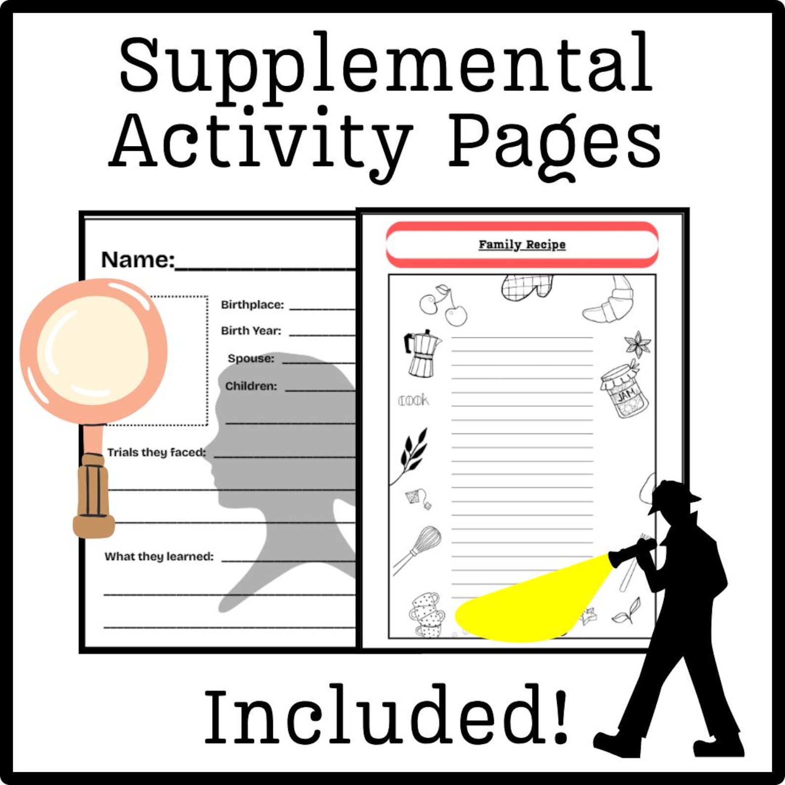 Family History Detective Activity Booklet, LDS Youth & Primary ...