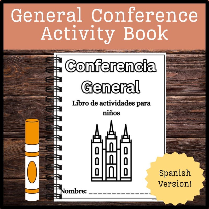 Lds Conference in Spanish - Etsy